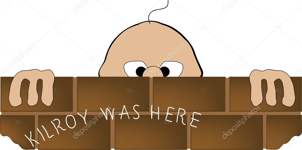 Kilroy Was Here. Stock Vector Image by ©BigAlBaloo #44547771