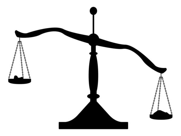 Unbalanced scales of justice sketch — Stock Vector © lhfgraphics #13981752