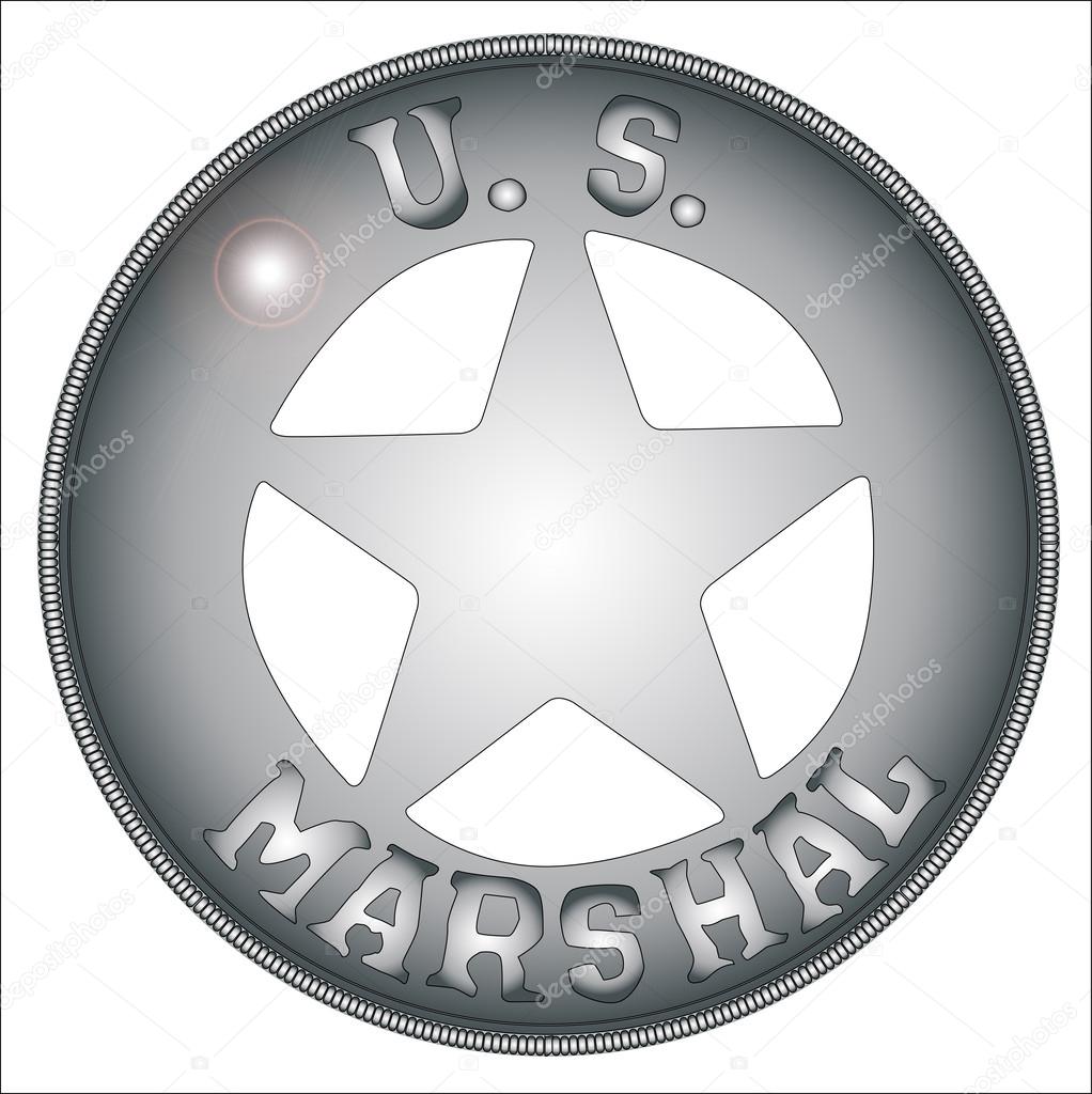 US Marshal Badge Stock Vector Image by ©BigAlBaloo #44761577