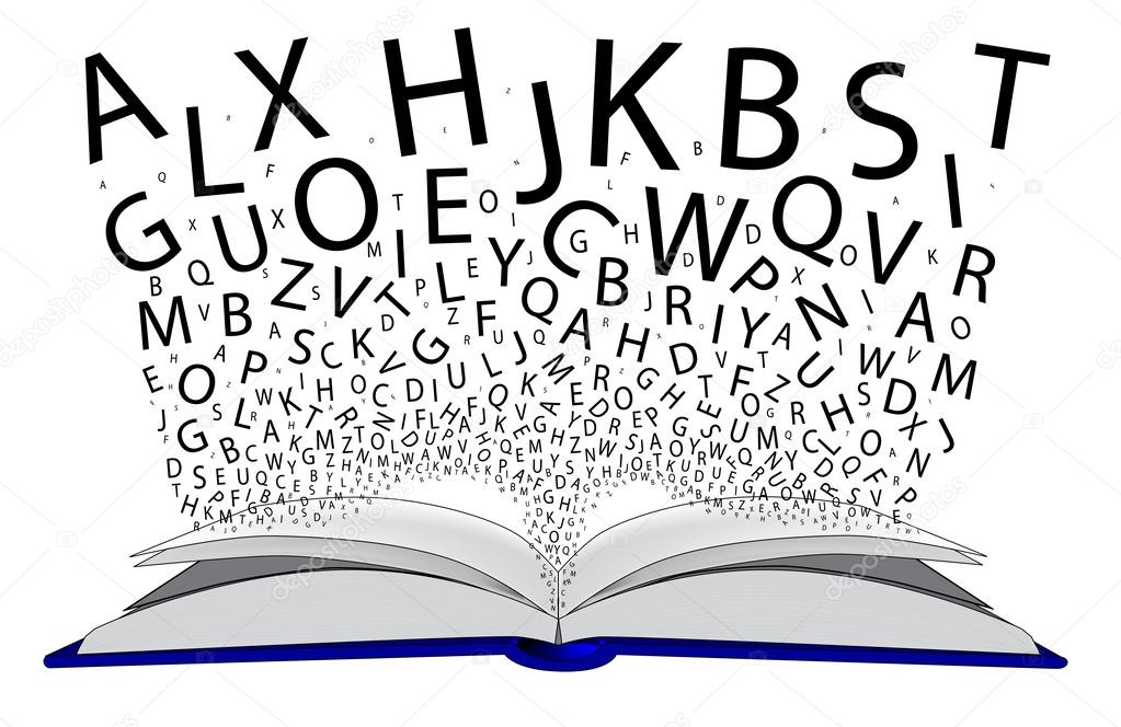 Libro de las Letras Vector de stock #44889571 de ©BigAlBaloo