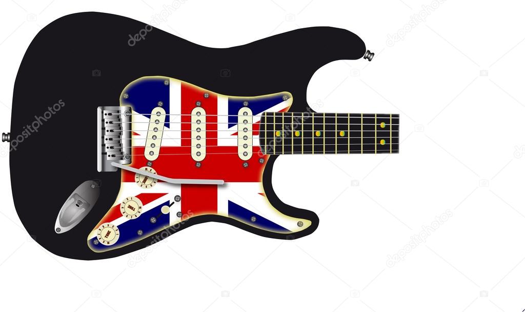 Union Jack Guitar Stock Vector Image by ©BigAlBaloo #44935549