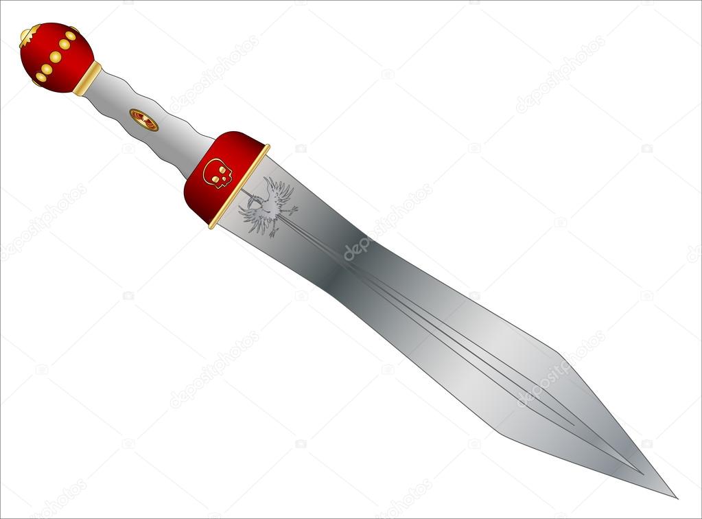 Espada do Gladiador Romano imagem vetorial de © BigAlBaloo #46962305