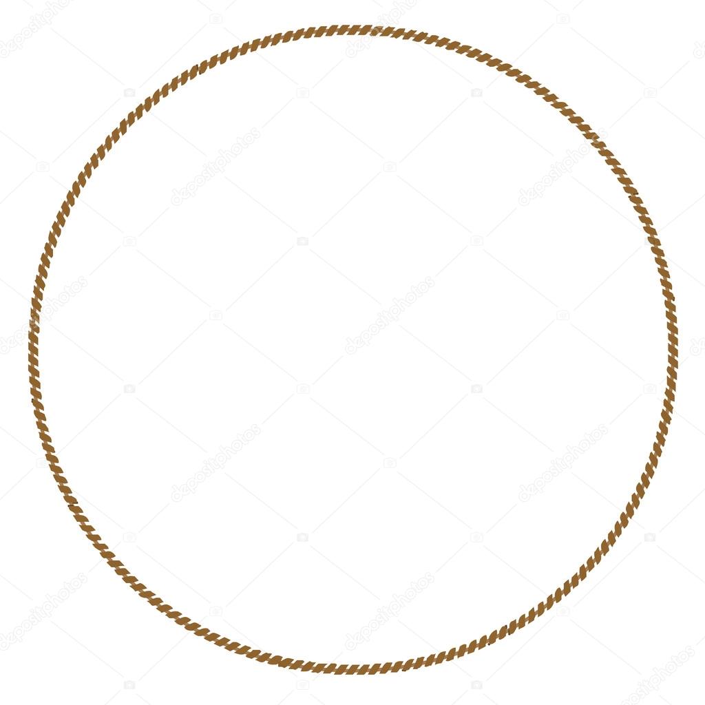 Rope Circle — Stock Vector © BigAlBaloo #47691423