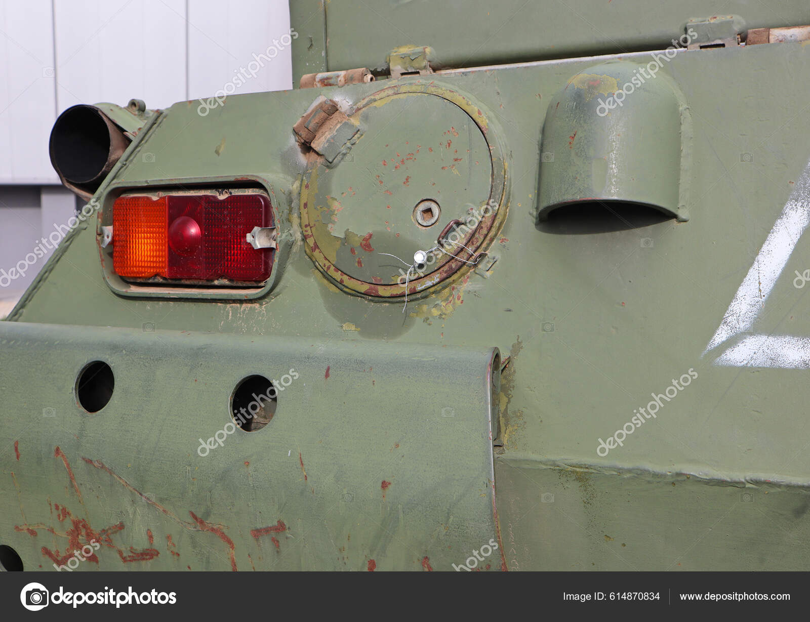 Rear Side Russian Military Land Vehicle — Stock Photo © majorosl66 ...