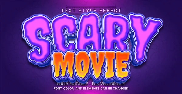 Jump Scare Text Style Effect Editable Graphic Text Template Stock ...