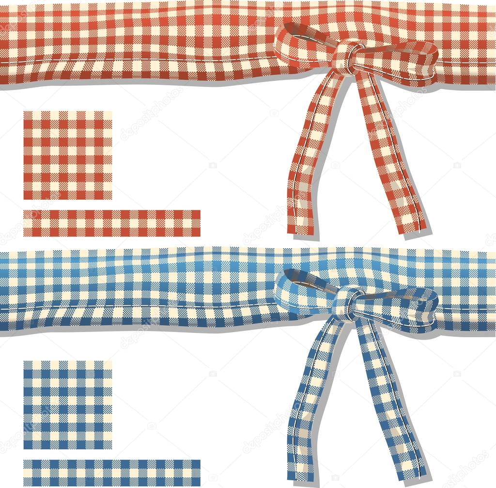 Blue Checkered Border