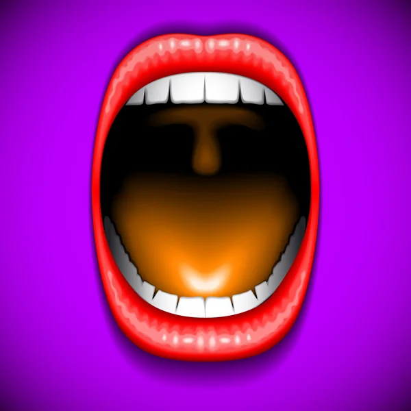 Mouth red Stock Vector Image by ©romanchik.ruslan@gmail.com #44764723