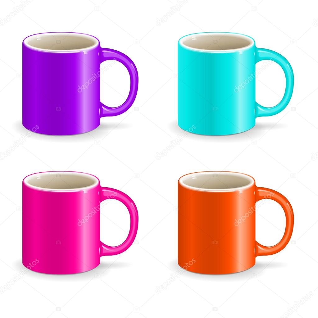 Vector cup object drink ceramic Stock Vector Image by ©romanchik.ruslan ...