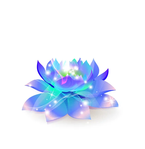 Blue lotus flower Vector Art Stock Images | Depositphotos