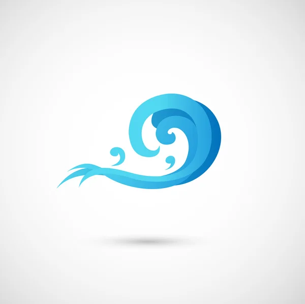 Blue air wave Vector Art Stock Images | Depositphotos