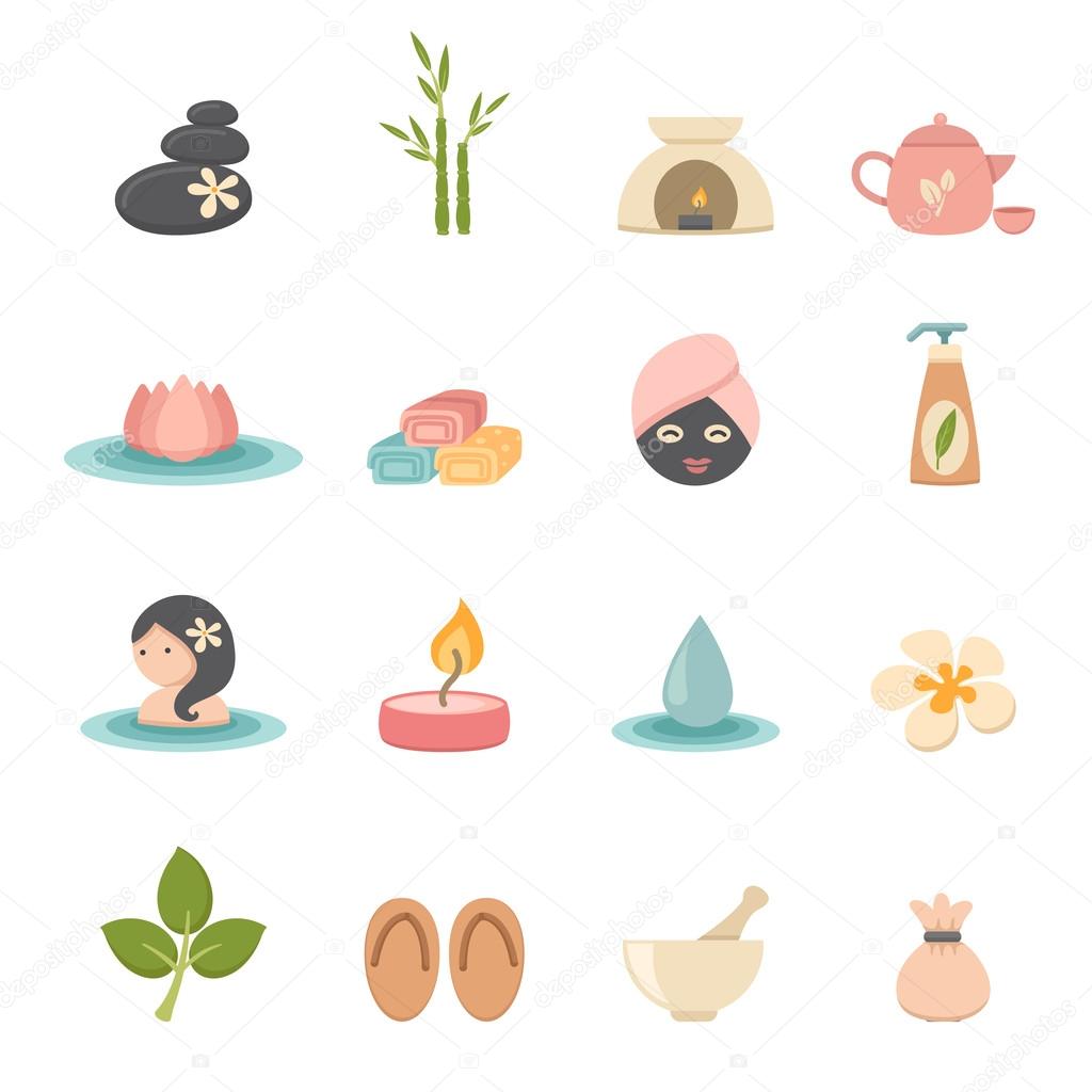 Spa icons Stock Vector Image by ©jehsomwang #45220781