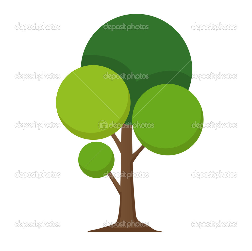 Tree vector Stock Vector Image by ©jehsomwang #46572633