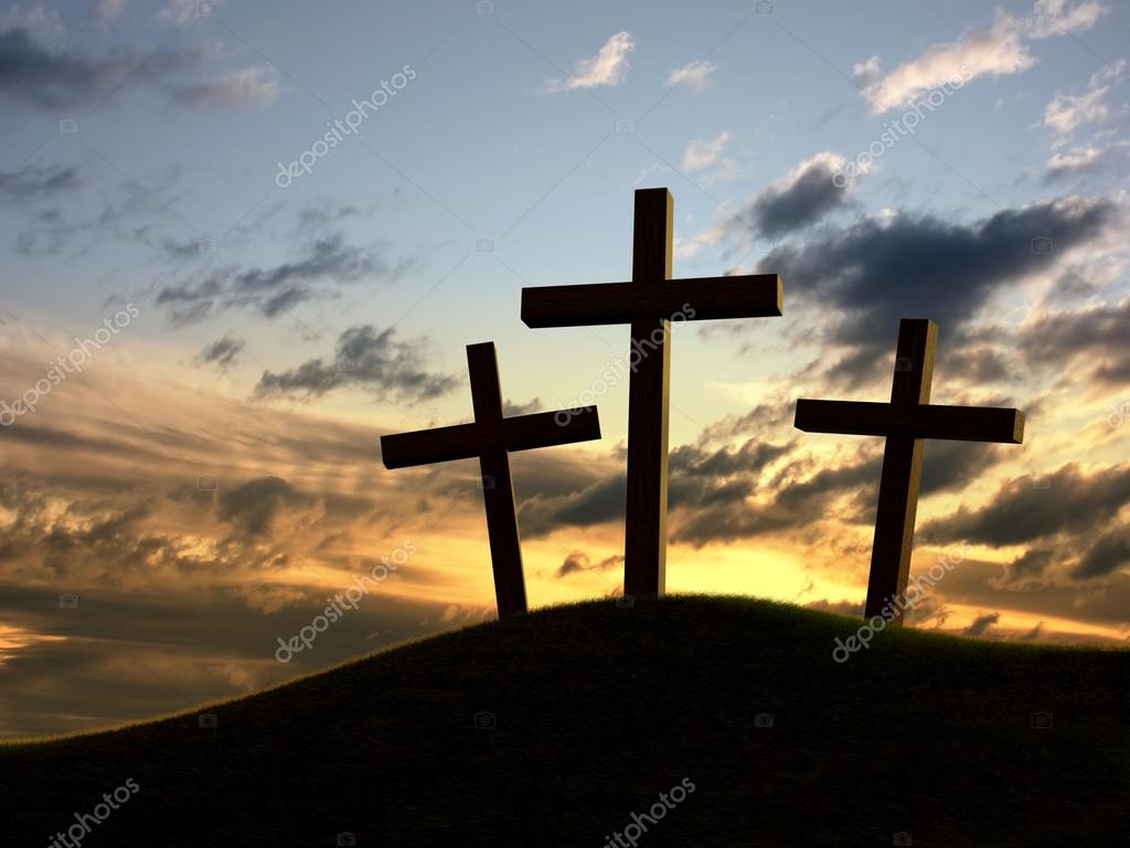 Three crosses — Stock Photo © beawolf #43438861 Three crosses — Stock Photo © beawolf #43438861