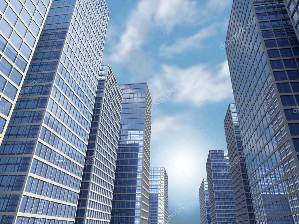 Skyscrapers Stock Photo by ©beawolf 43491035