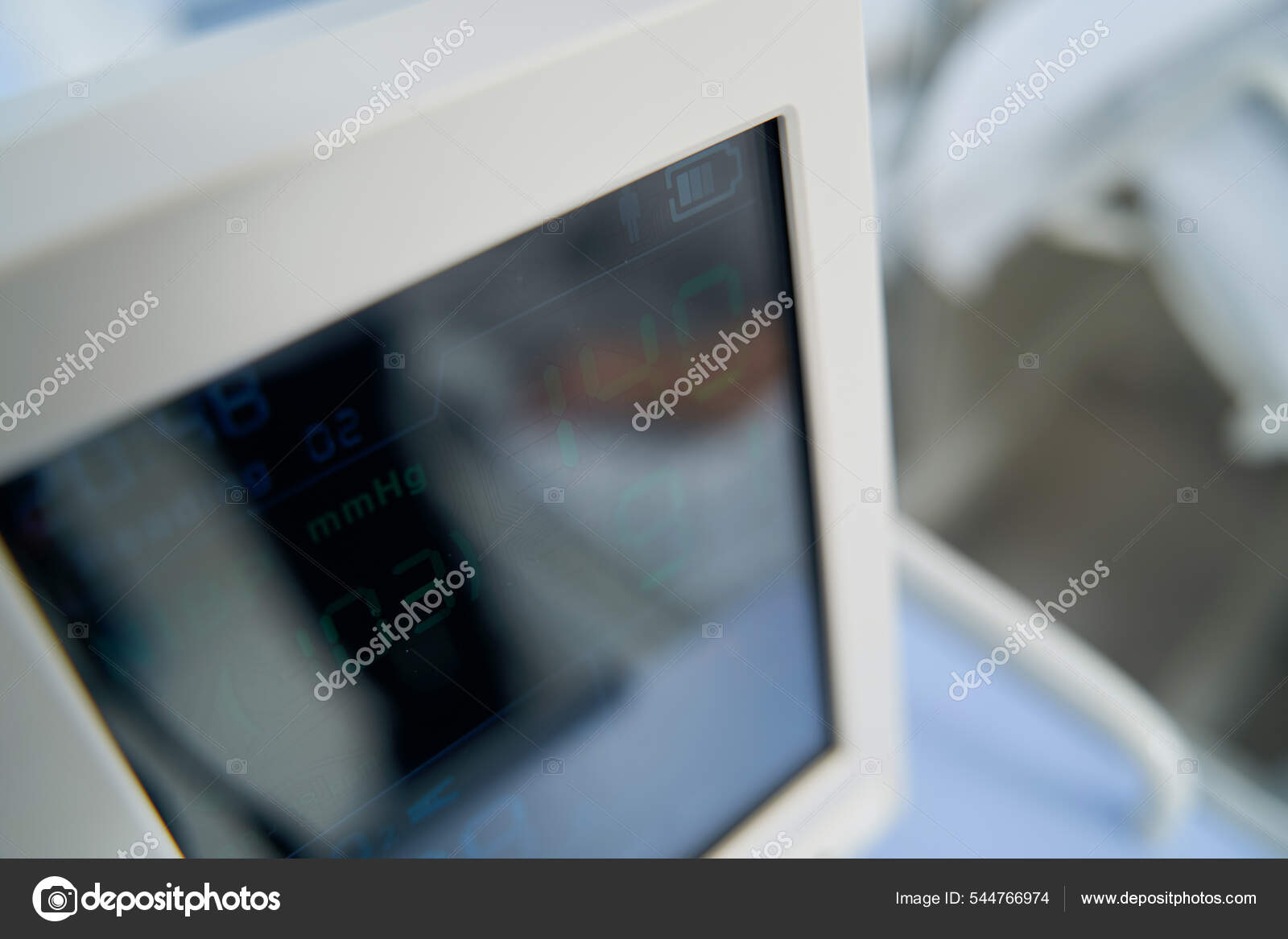 Medical device used for measuring vital signs of human body — Stock ...