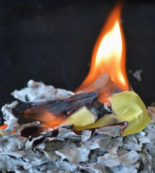 Burning paper Stock Photo by ©noskaphoto 45775153