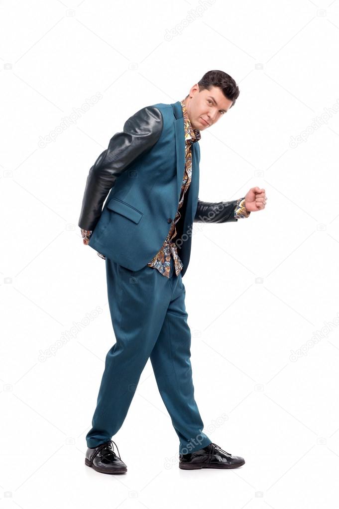 Man in funny suit Stock Photo by ©Dmyrto_Z 47600025