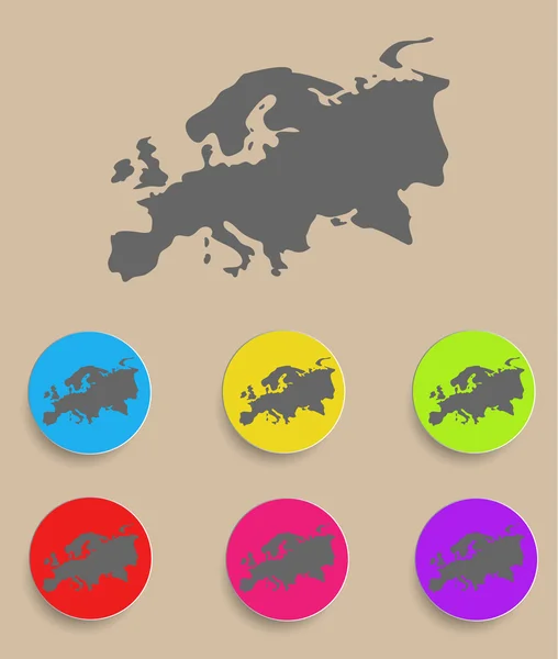 100,000 Europe map icon Vector Images | Depositphotos