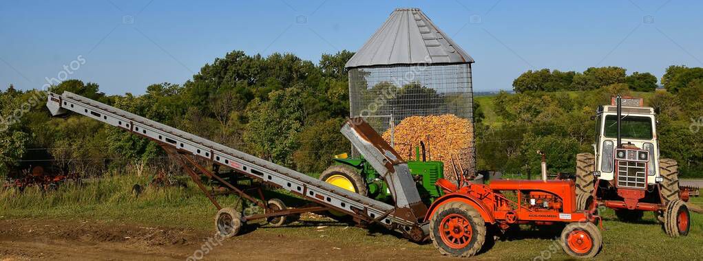 ROLLAG, MINNESOTA, 4 de septiembre. 2021: La escena agr cola de los ...