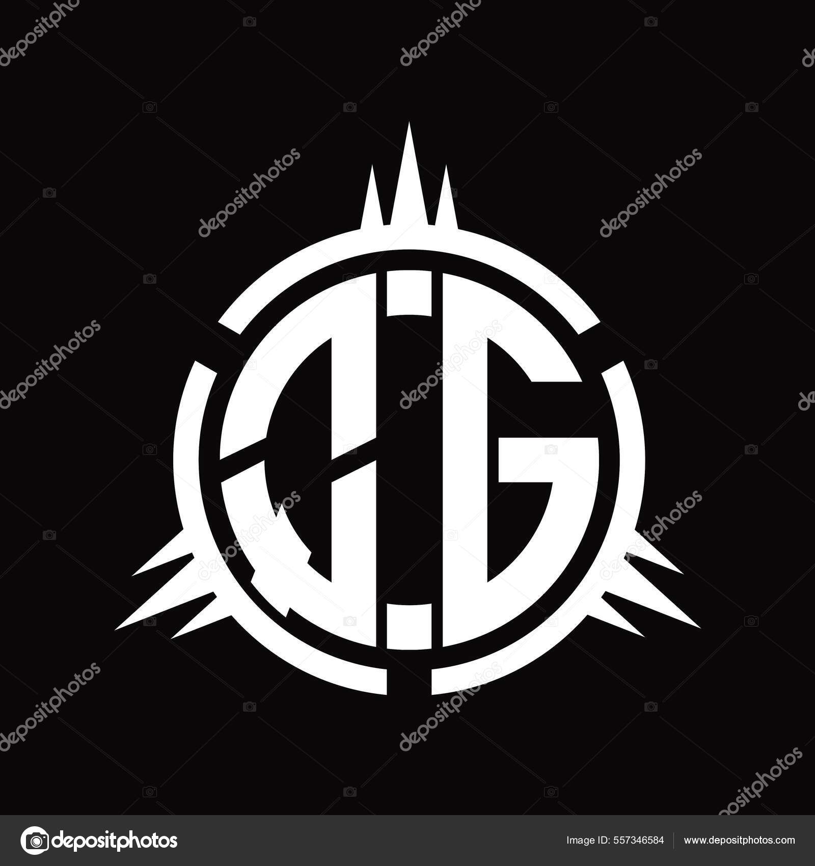 Logo Monogram Isolated Circle Element Design Template — Stock Photo ...