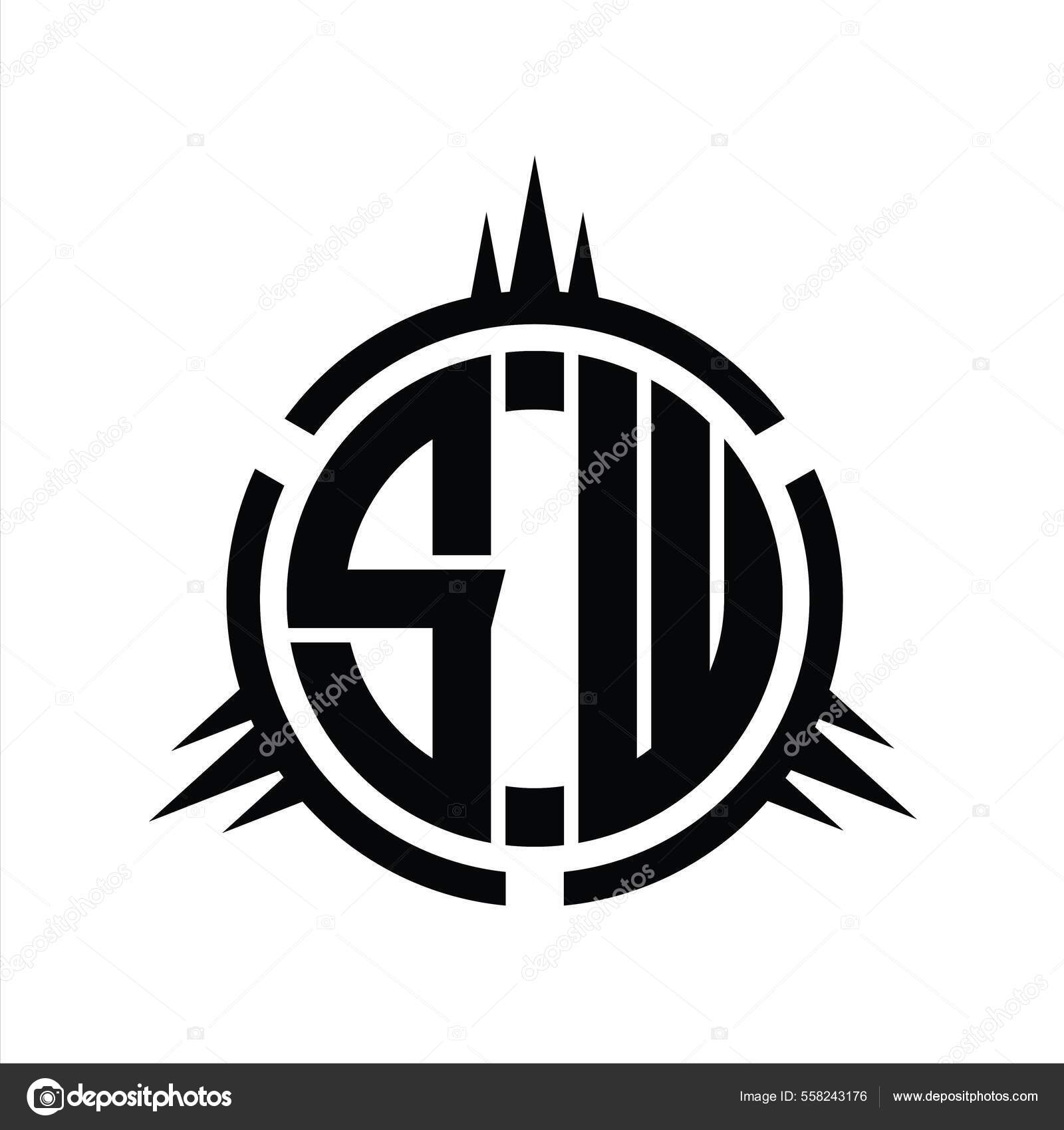 Logo Monogram Isolated Circle Element Design Template — Stock Photo ...