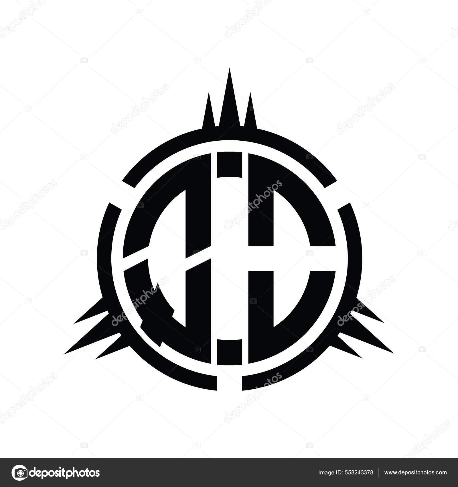 Logo Monogram Isolated Circle Element Design Template — Stock Photo ...