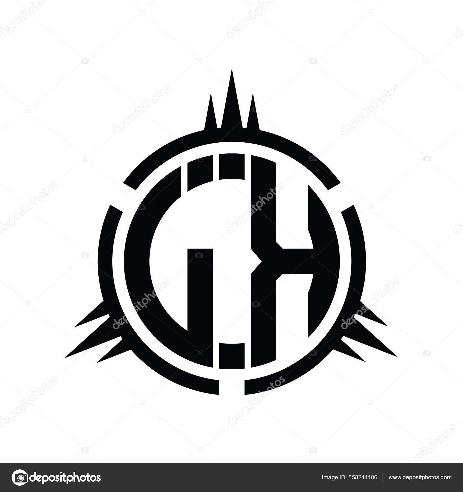 Logo Monogram Isolated Circle Element Design Template — Stock Photo ...