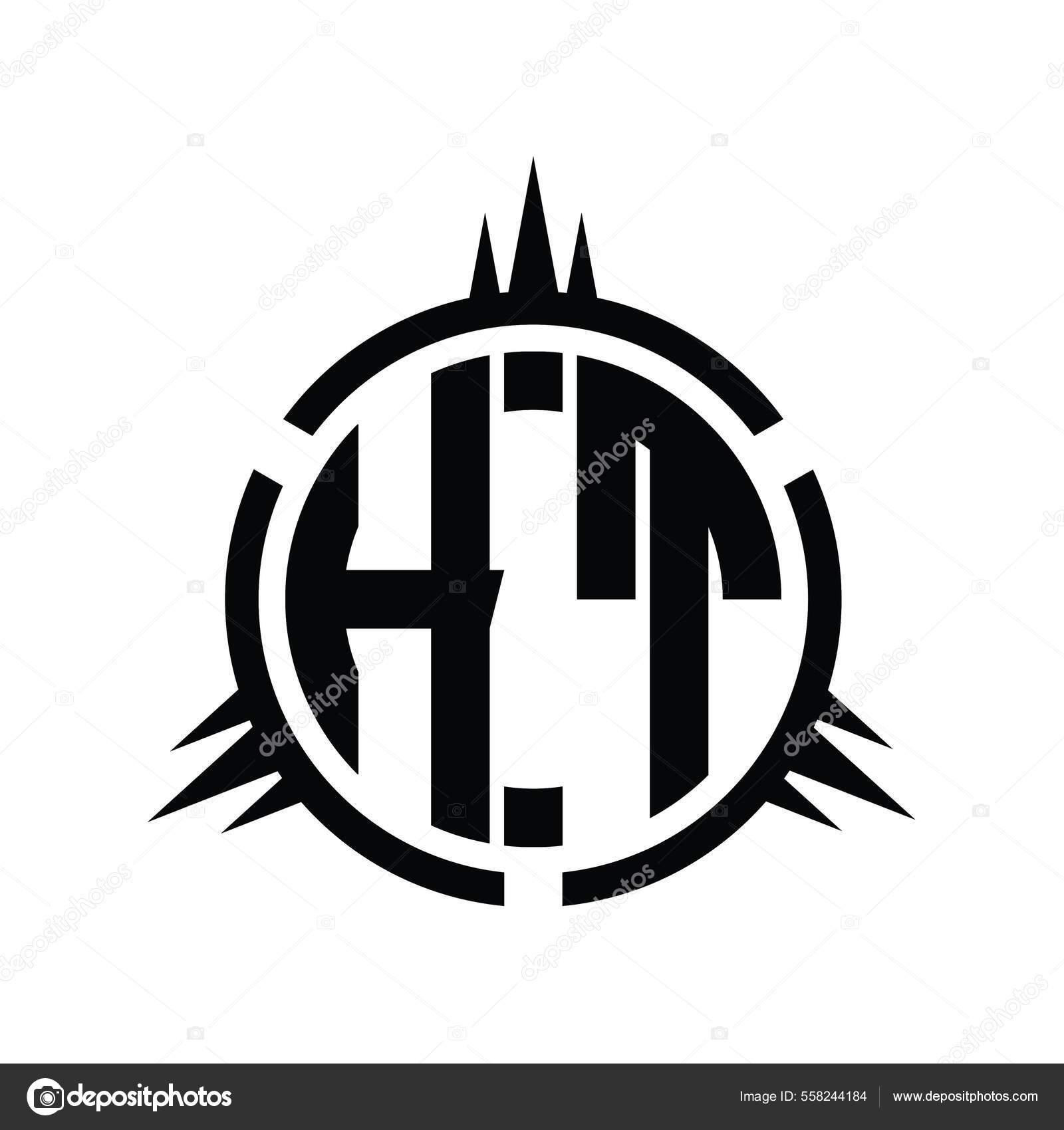 Logo Monogram Isolated Circle Element Design Template — Stock Photo ...