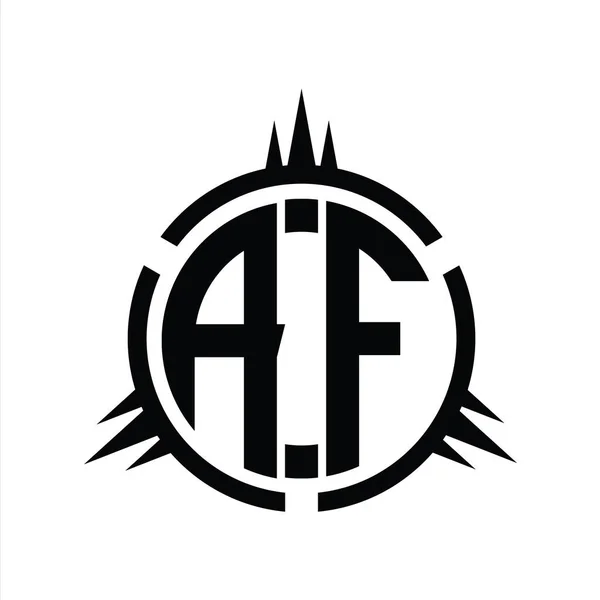 Af logo huruf inisial Vektor Stok, Ilustrasi Af logo huruf inisial ...
