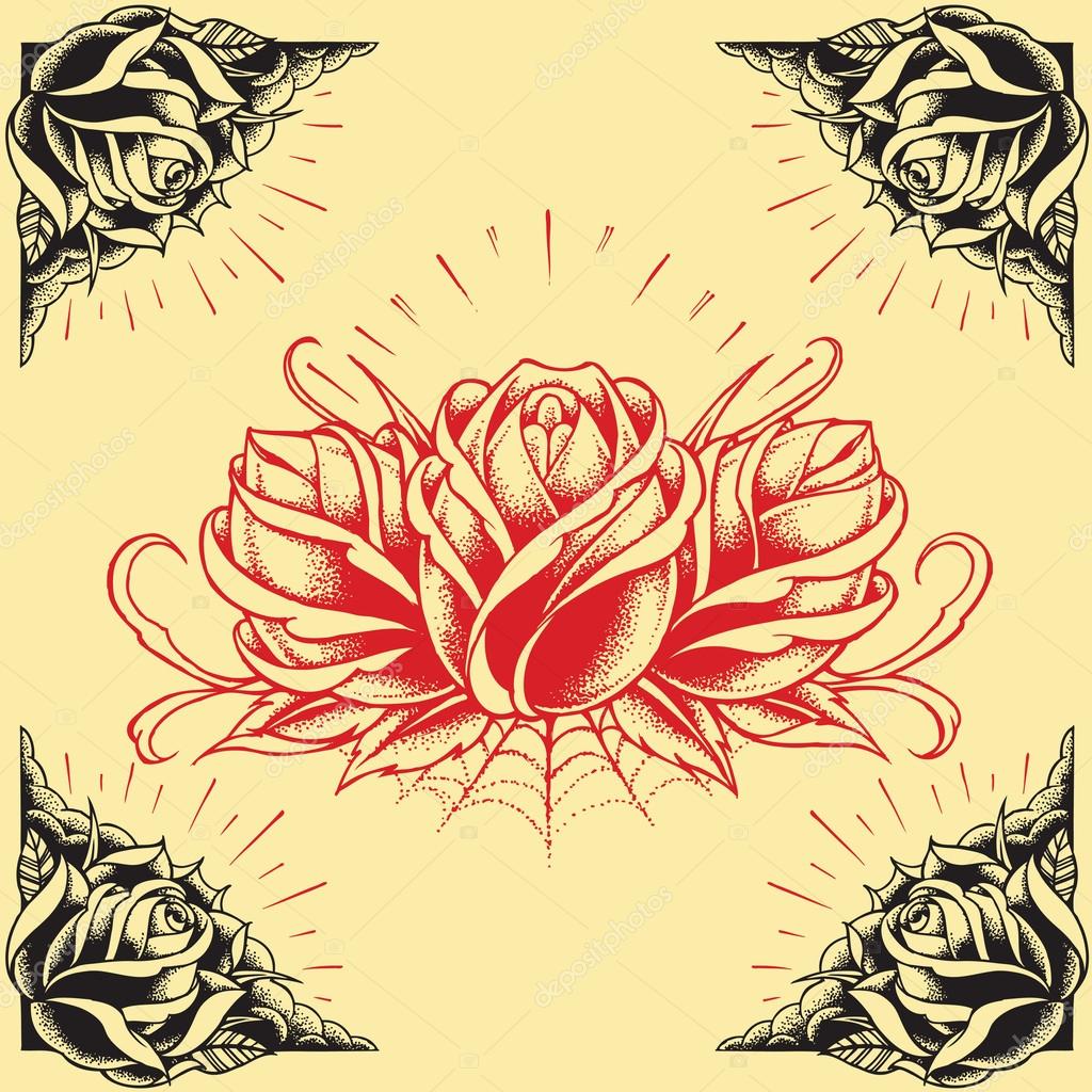 Old Fashioned Frame Tattoo