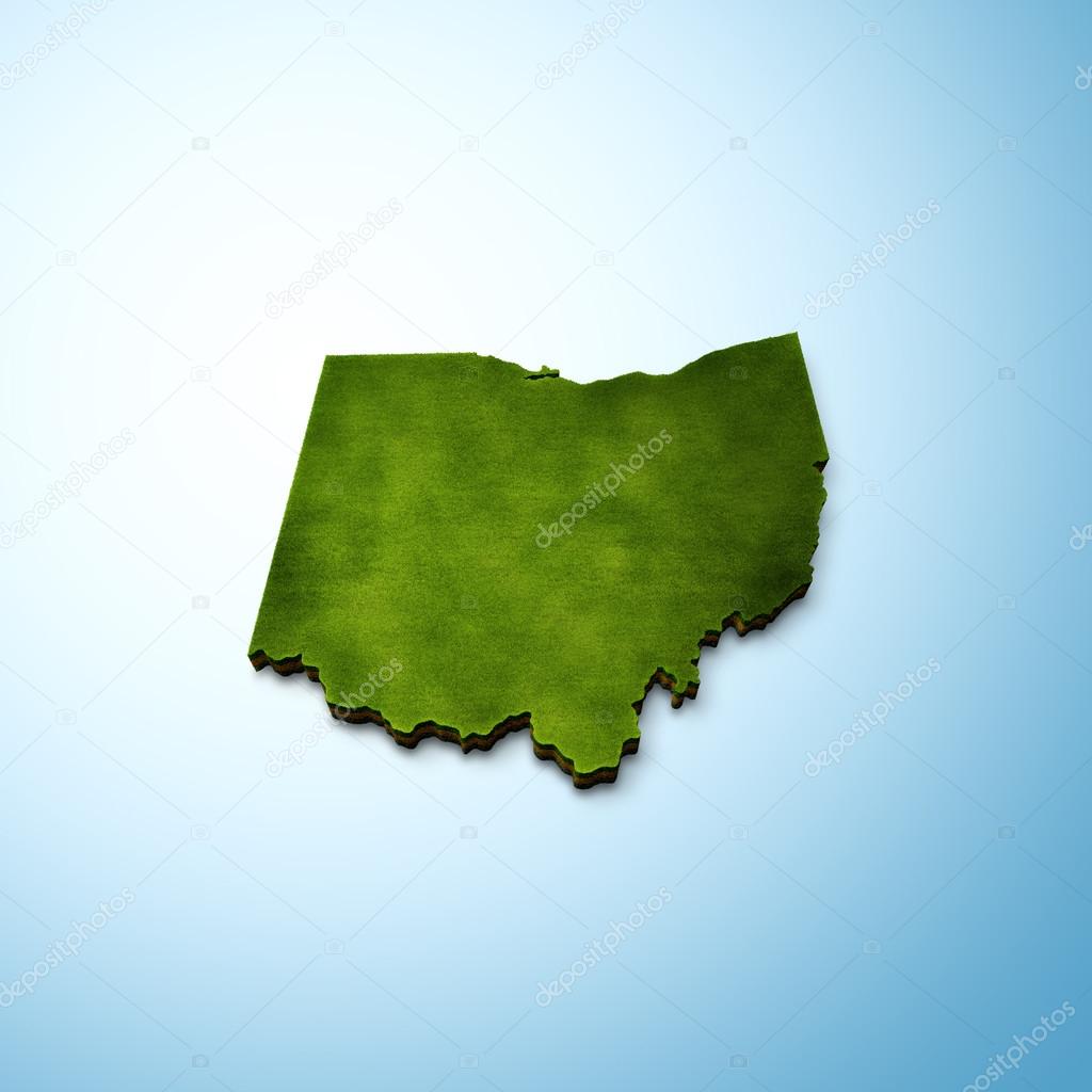 Ohio Map Stock Photo by ©Art1o1 44630587