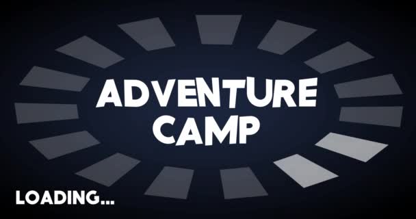 Adventure Camp Text Loading Downloading Uploading Bar Indicator ... Adventure Camp Text Loading Downloading Uploading Bar Indicator ...