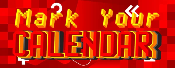 100,000 Mark the date Vector Images | Depositphotos