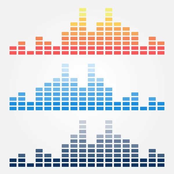 Equalizer pixels — Stock Vector © biljuska1 #1799951