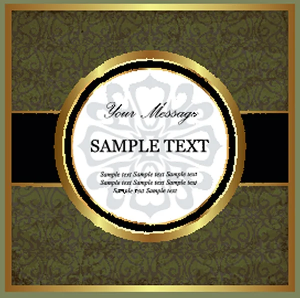 Golden card Stock Vector Image by ©ARNICA83 #44766507