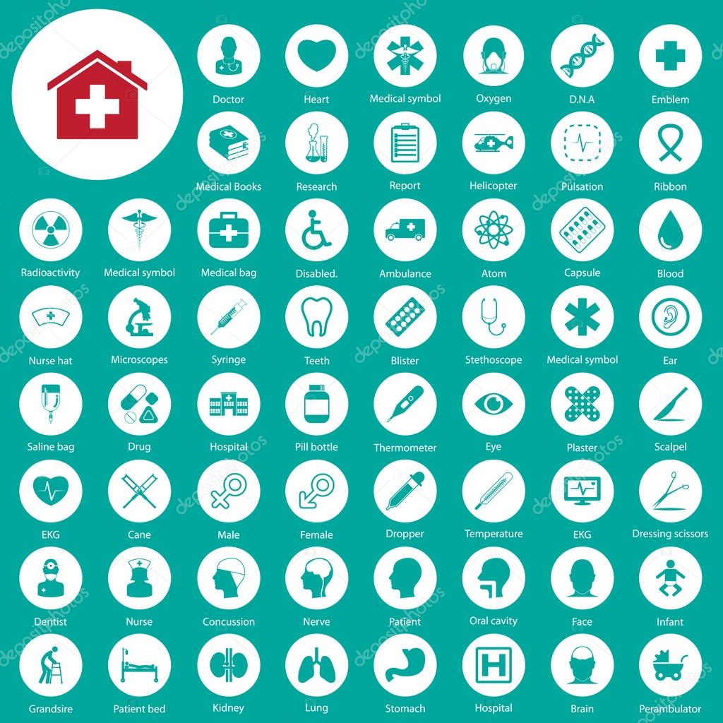 Medical icons set Stock Vector by ©bitontawan02 45952797
