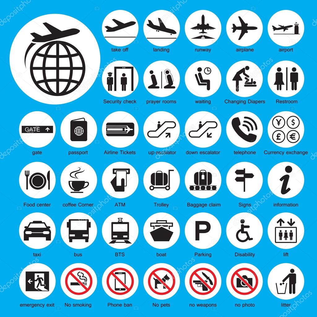 Airport Symbols And Signs