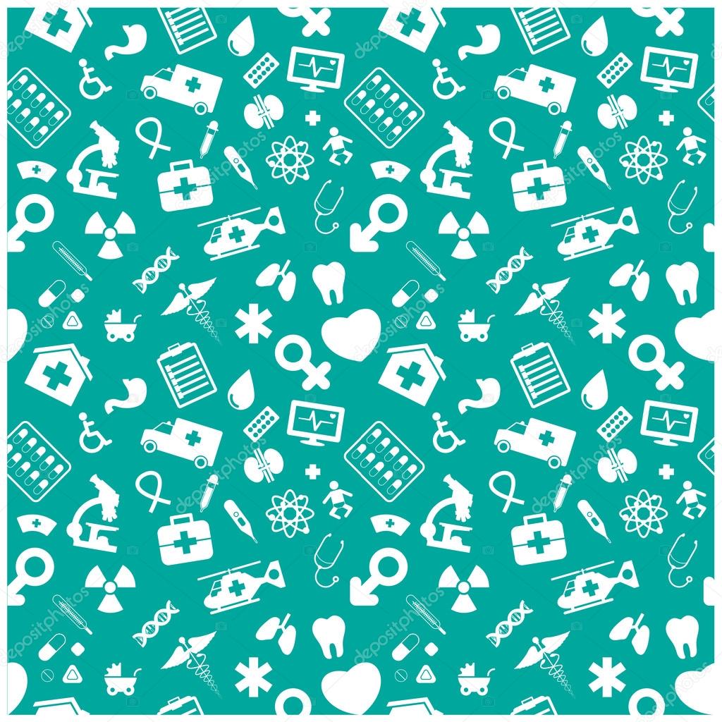 Medical and health background, pattern Stock Vector Image by ...