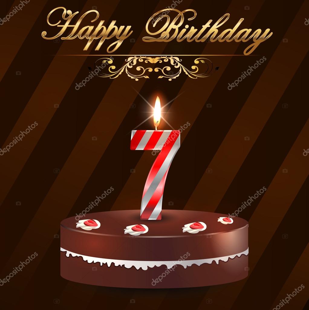 Happy 7th Birthday Cake