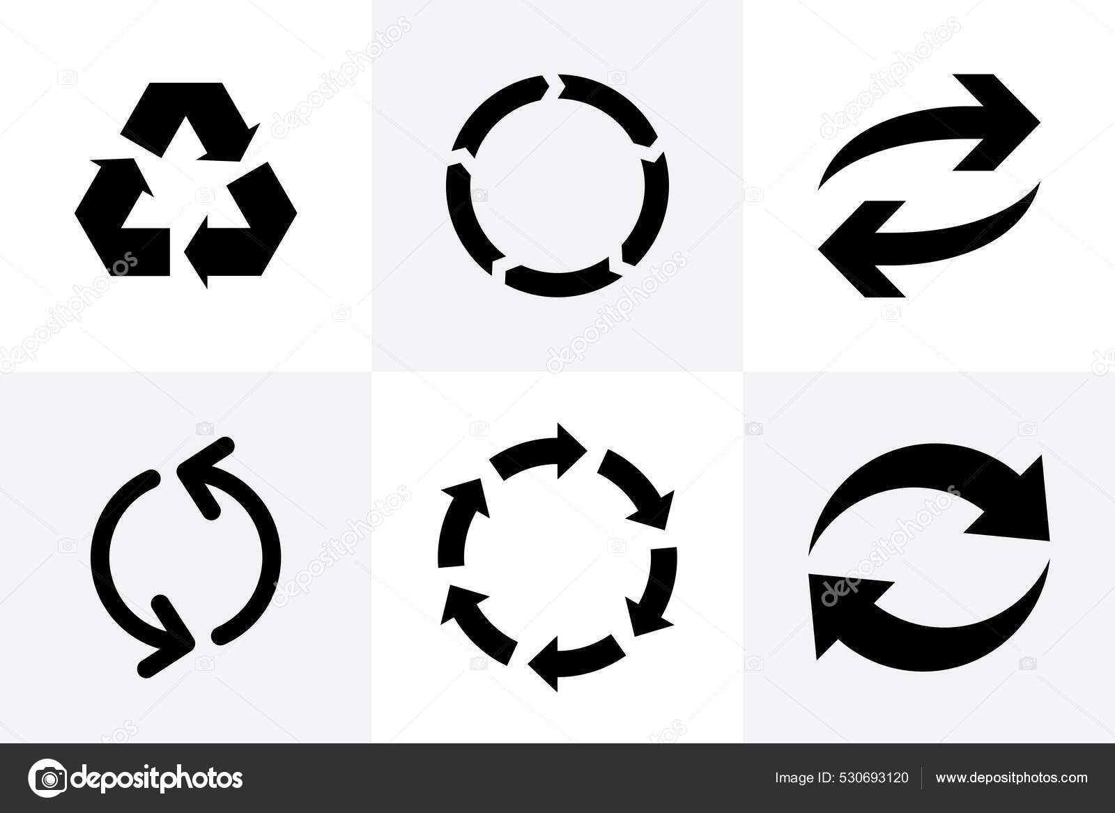 Recycle arrow symbol icon Stock Vector by ©karnoff 530693120