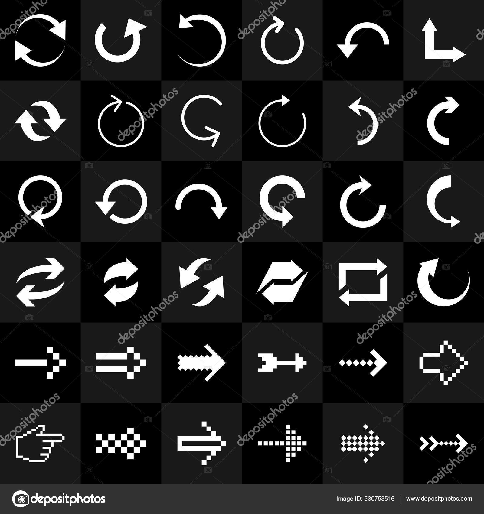 Arrow and cursor icons Stock Vector Image by ©karnoff #530753516