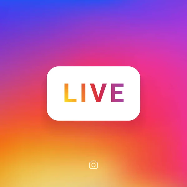 11,067,934 Instagram live button Vector Images | Depositphotos