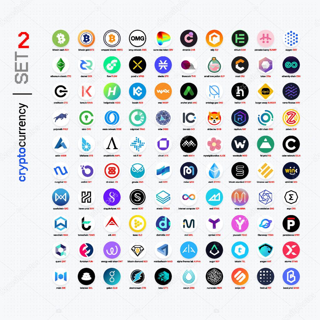 Cripto monedas monedas sistema de pago digital blockchain concepto ...