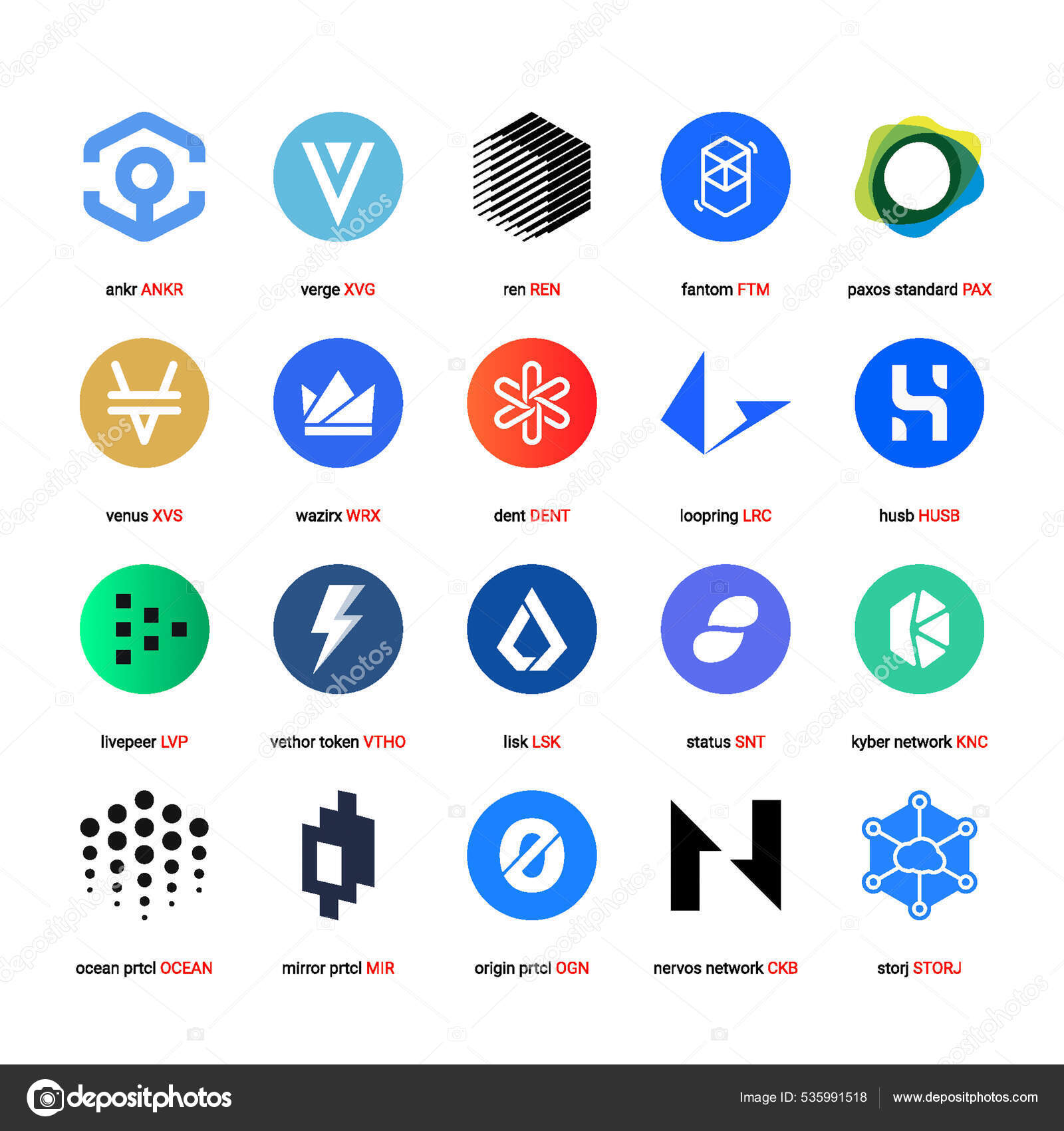 Crypto Currency Coins Digital Payment System Blockchain Concept ...