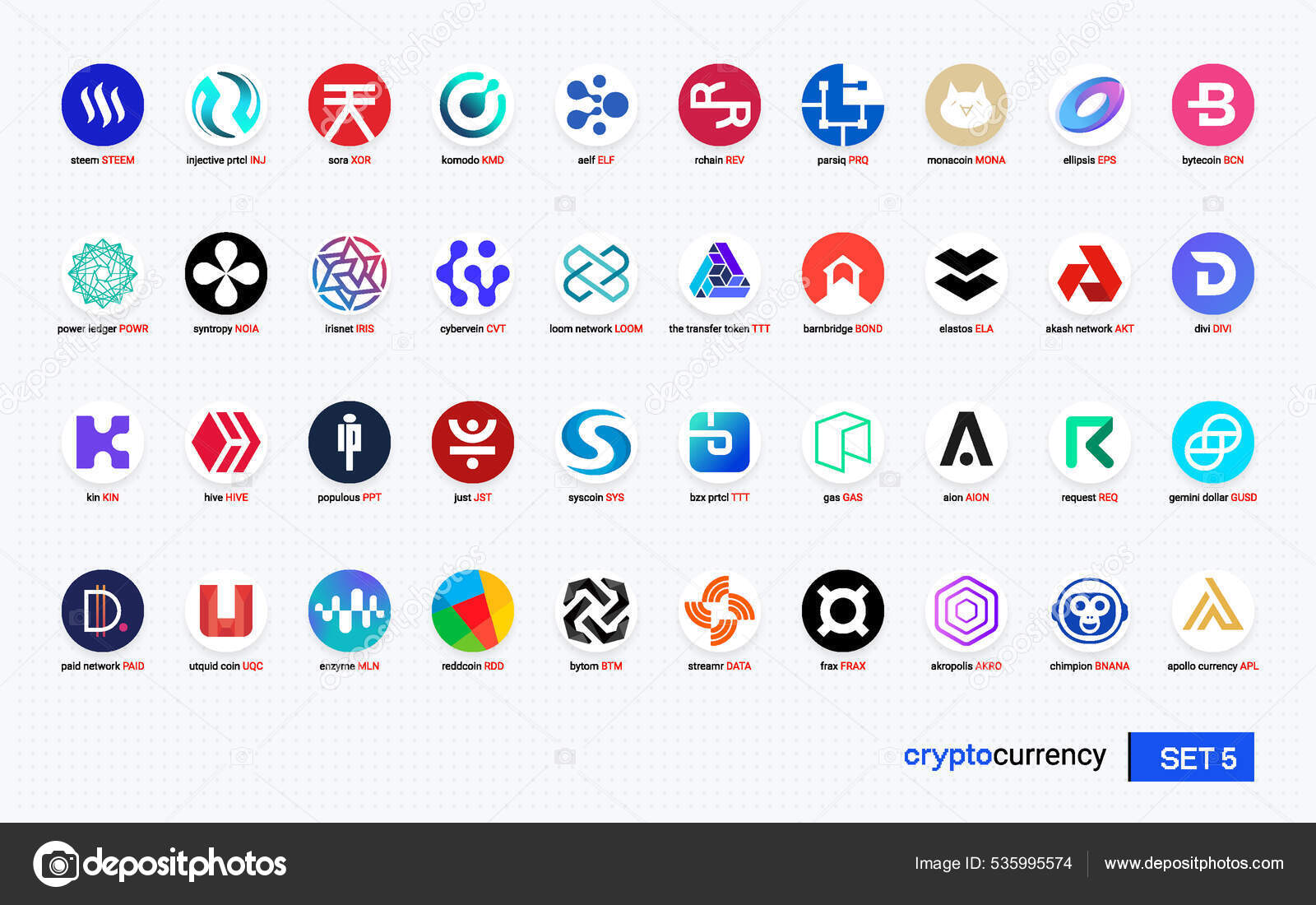 Crypto currency coins digital payment system blockchain concept. Stock ...