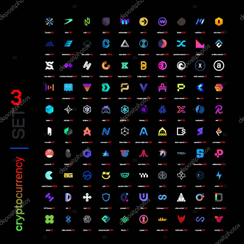 Cripto monedas monedas sistema de pago digital blockchain concepto ...