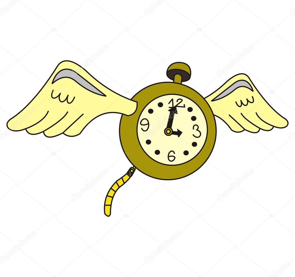 Time flies Stock Vector by ©doklevise 44490659
