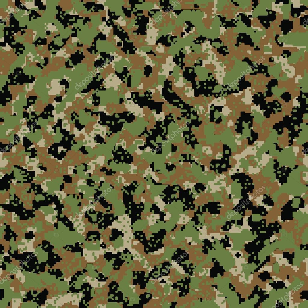 Digital Woodland Camo Pattern