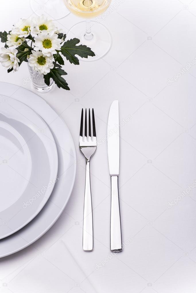 Restaurant table set Royalty Free Photo, Stock Image by © Kovaleva_Ka ...
