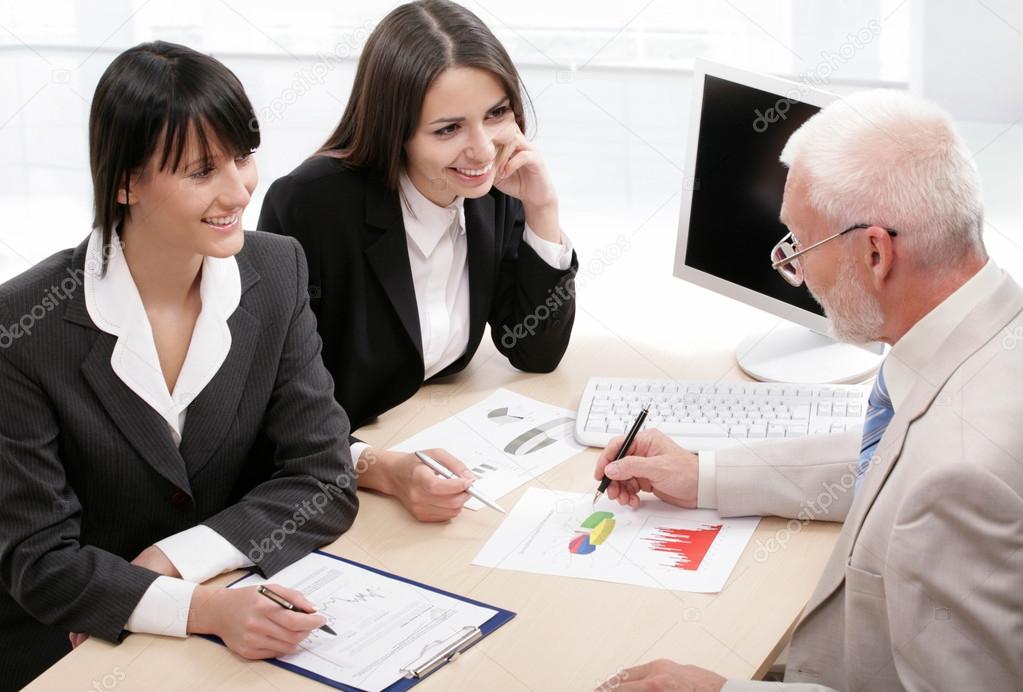 Boss and colleagues Stock Photo by ©chagin 44890495
